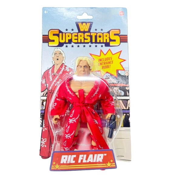 Mattel | Toys | Mattel Wwe Superstars Ric Flair Action 6 Inch Action Figure Hdm72 New | Poshmark
